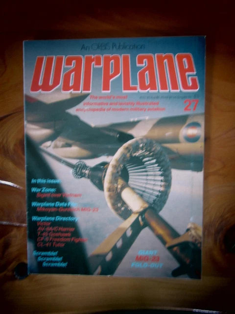 MAGAZINE WARPLANE 1986 Volume 3 Issue 27 Great ** Must See EUR 2,16 ...