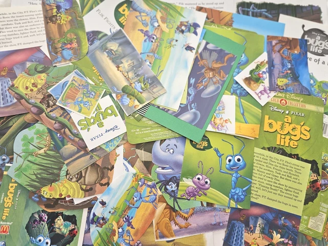 DISNEYS BUGS LIFE Ephemera Bundle 60 Pc Paper Journals Scrapbooks £11. ...