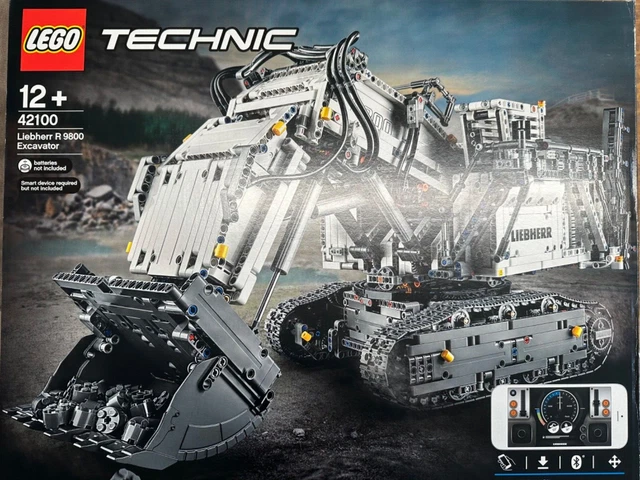 LEGO TECHNIC 42100 Liebherr Bagger R 9800 in OVP guter Zustand 100% ...