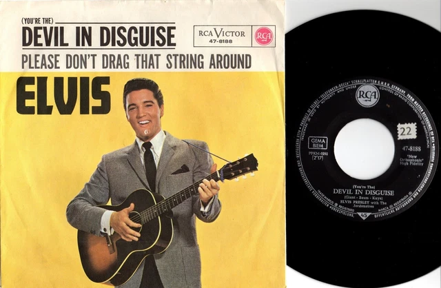 ELVIS PRESLEY - Devil In Disguise 7" EUR 1,00 - PicClick FR