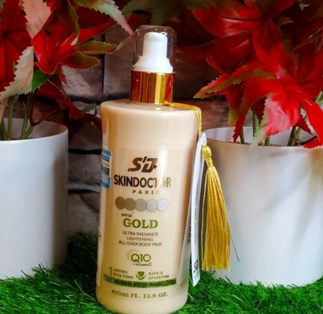 SKIN DOCTOR GOLD loción corporal blanqueadora leche FPS30 400 ml ...