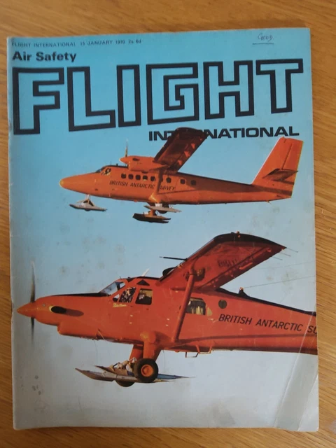 VINTAGE FLIGHT INTERNATIONAL Magazine 1970-71 Various dates £4.95 ...
