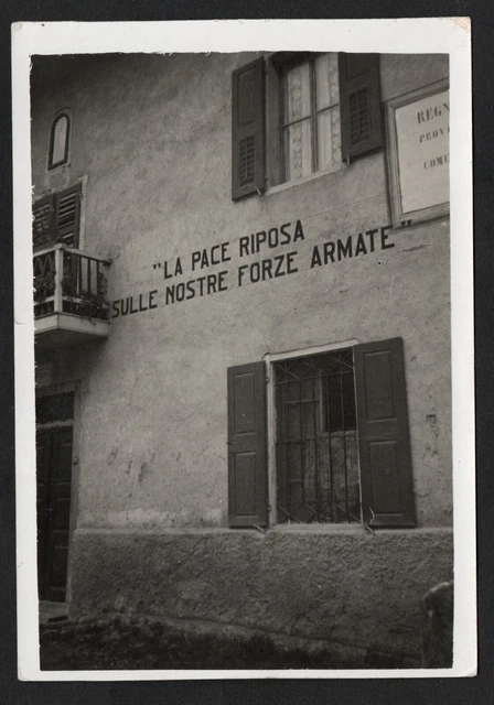 FASCISMO: SCRITTE SUI muri slogan di Mussolini - 3 - vere foto ...