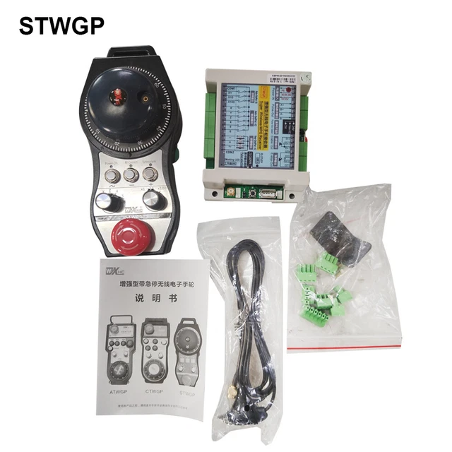 WIRELESS CNC HANDWHEEL MPG Pendant Rotary Encoder for FANUC MITSUBISHI ...