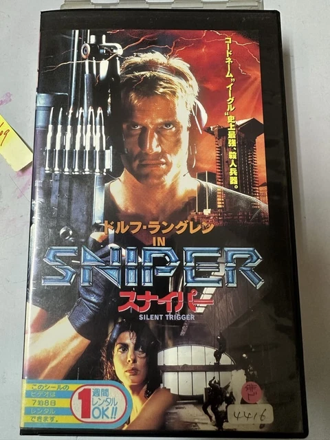 VHS SNIPER DOLPH Lundgren Russell Mulcahy Out Print £40.86 - PicClick UK