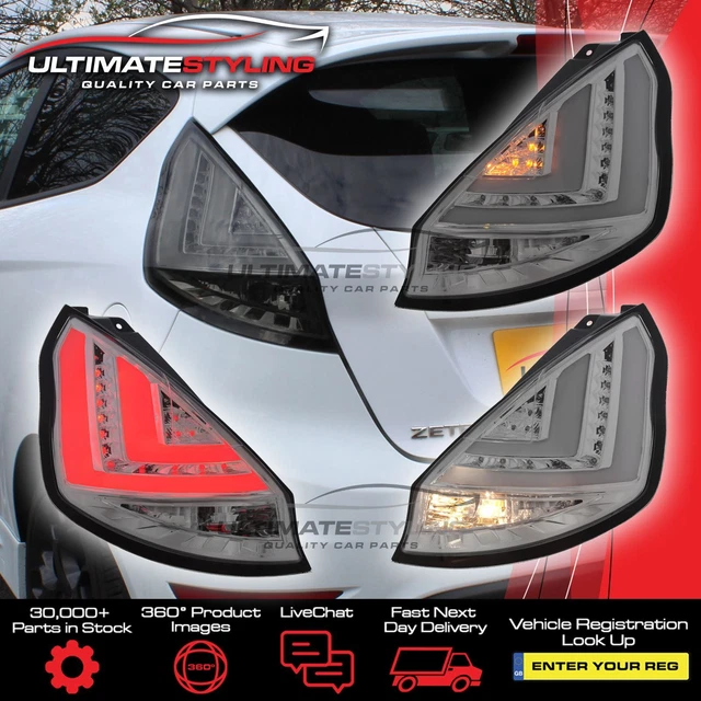 FORD FIESTA MK7 LED Rear Lights Chrome Lightbar Upgrade 2008-2013 ST ...