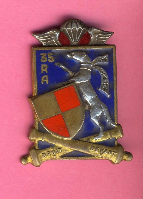 INSIGNE 35° REGIMENT ARTILLERIE PARACHUTISTE / DRAGO PARIS / H 547 EUR ...