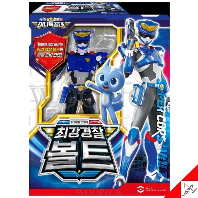 MINIFORCE SUPER COPS VOLT Blue Police Ranger Bolt Mini Force ...