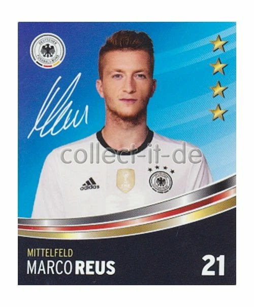 REWE EM 2016 DFB Sammelkarte 21 Marco Reus EUR 1,00 - PicClick DE