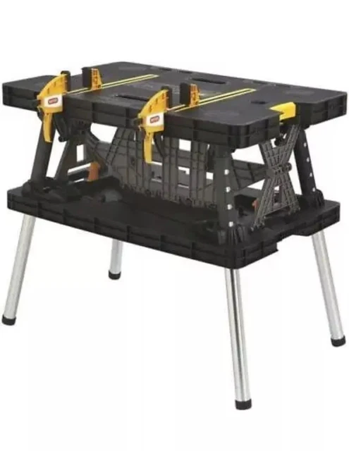 KETER PRO SERIES Portable Folding Work Table Bench With Clamps*. . £89. ...