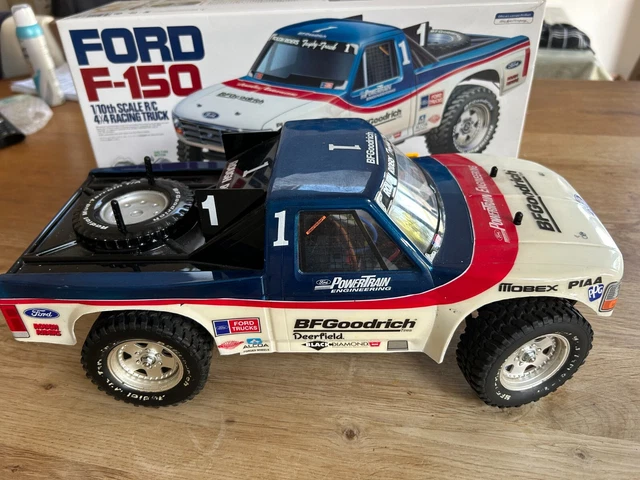 RARE TAMIYA FORD F150 4x4 Racing Truck 58161 1/10 Scale with Box and ...