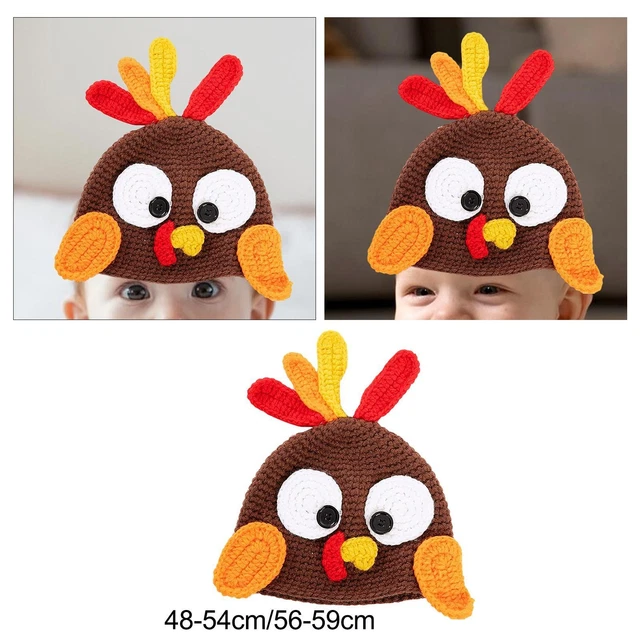 FUNNY TURKEY HAT Dress up Cartoon Party Supplies Soft Cosplay ...