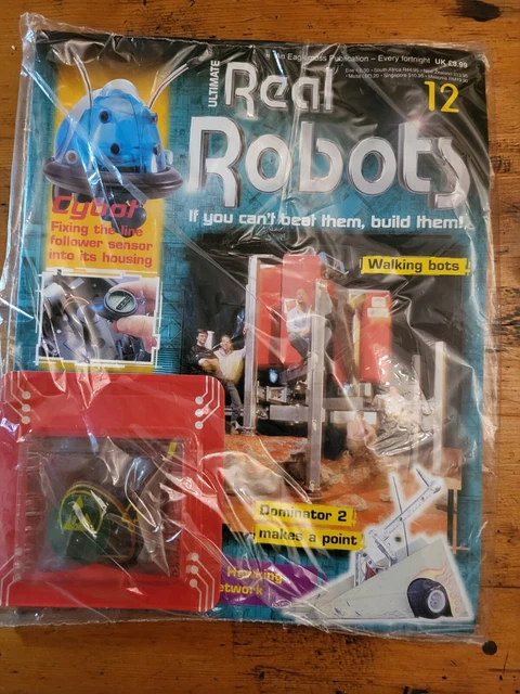 ULTIMATE REAL ROBOTS Magazine Issue #12 Unopened, With Robot Component ...