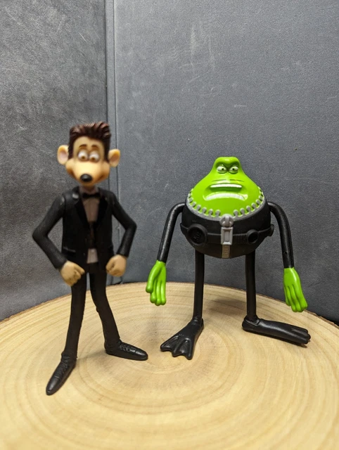 FLUSHED AWAY RODDY Rat and Le Frog McDonalds Toy Figure 5" £17.00 ...