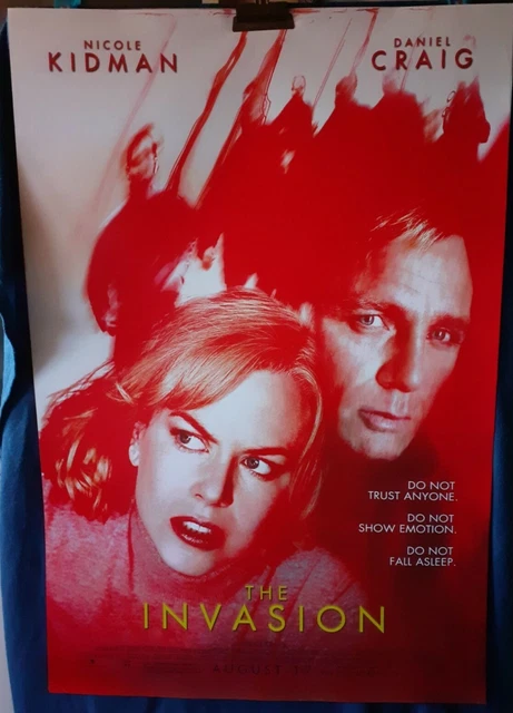 THE INVASION DANIEL Craig Nicole Kidman Original One Sheet Cinema ...