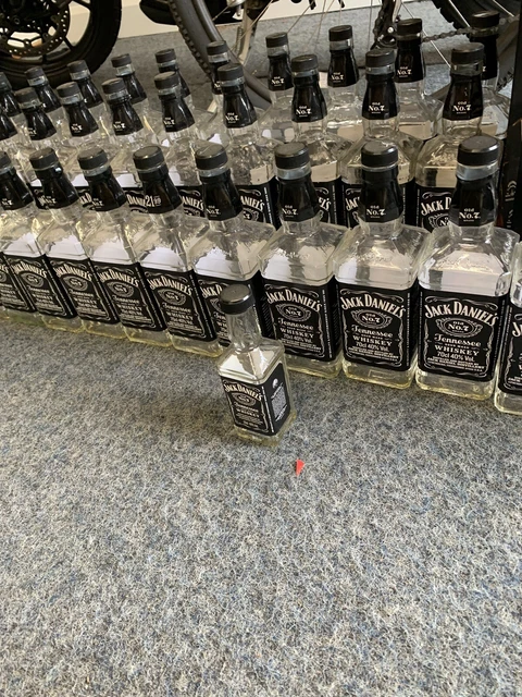 JACK DANIELS EMPTY Bottles, 100 total, Including 3 Litre,1L,40cl,35cl ...