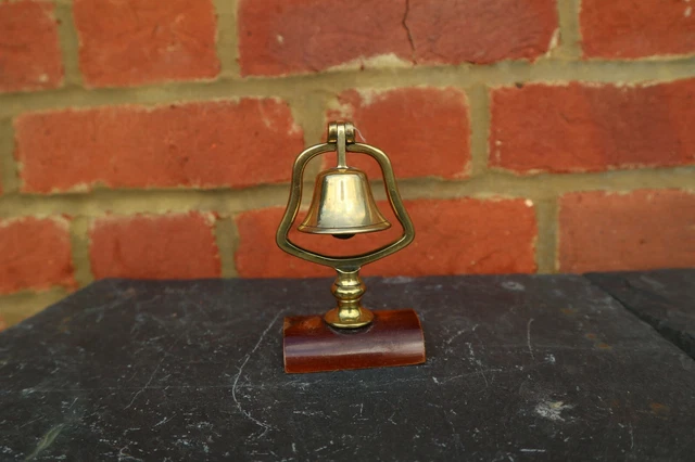 ANTIQUE SHIRE HORSE Brass Bell Collar Fly Terret bridal Head fitting £ ...