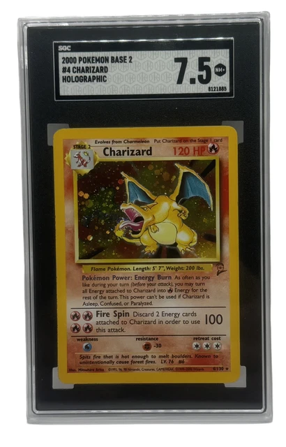 POKÉMON TCG CHARIZARD Base Set 4/102 Holo Rare SGC 7.5 $81.30 - PicClick