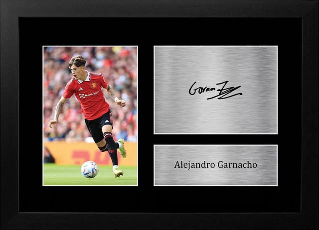 ALEJANDRO GARNACHO SIGNED Manchester United Man Utd Gift Printed ...