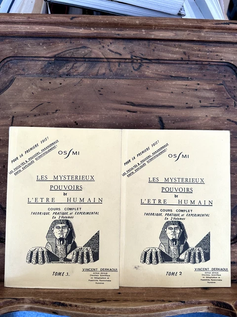 LES MYSTÉRIEUX POUVOIRS de l'être humain - Vincent Derkaoui - 1985 tome ...