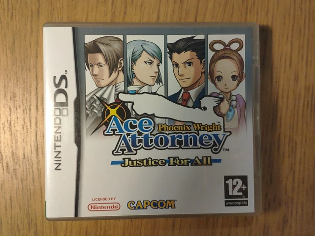 ACE ATTORNEY PHOENIX Wright Justice for All - Nintendo DS - PAL - CIB ...