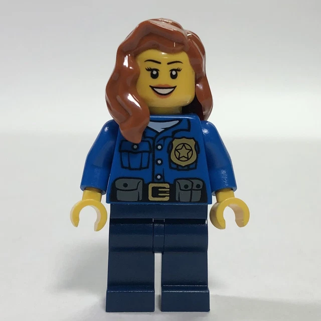 LEGO CITY FEMALE Police Officer Minifigure Police Station 60047 Girl ...