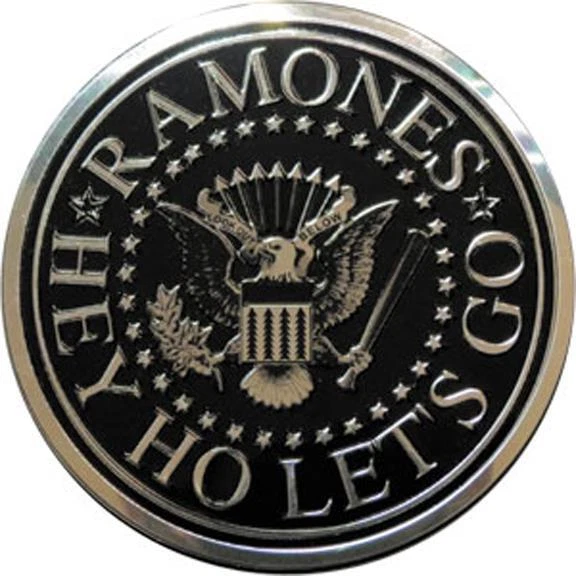 RAMONES SEAL LOGO Metallic Emblem Sticker Decal Official Punk £5.60 ...
