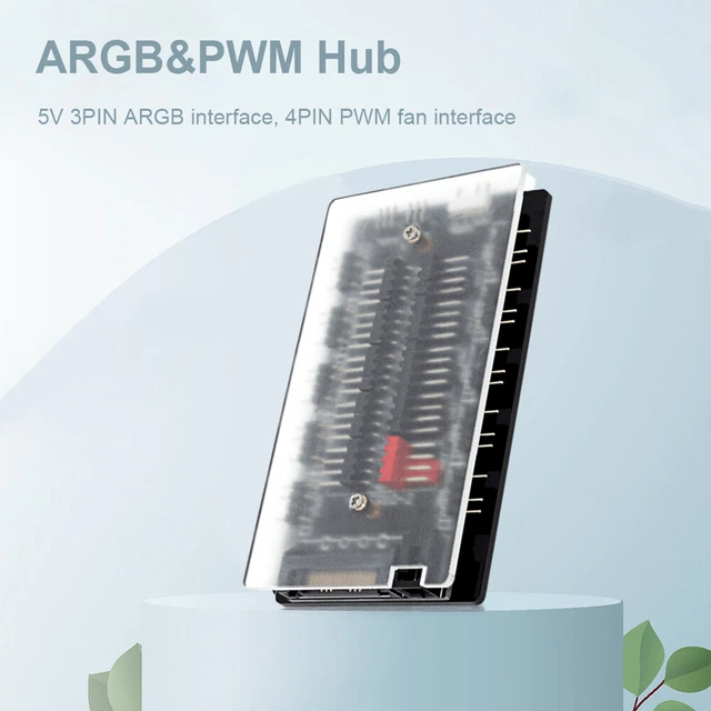 10 In 1 Argb Controller Temperature Control Argb Pwm Hub For Pc Case Chassis £706 Picclick Uk