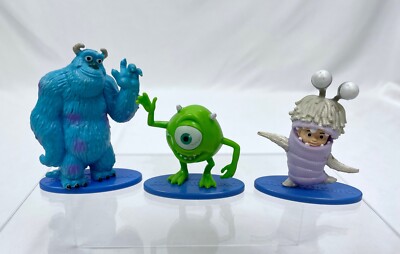 DISNEY PIXAR MONSTERS Inc. Sully Mike Wazowski Boo Figures £12.24 ...
