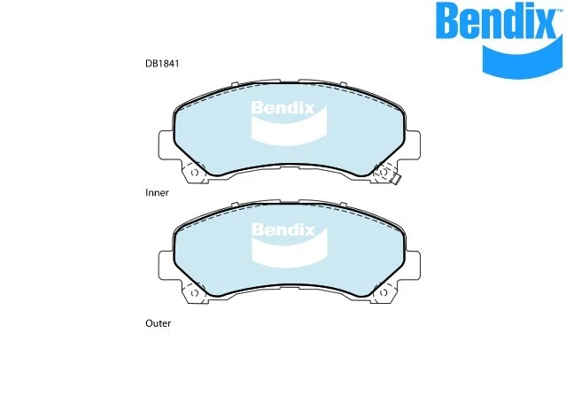 BENDIX FRONT BRAKE Pad 4x4 For Holden Colorado 13-18 2.8 TD 2WD Ute ...