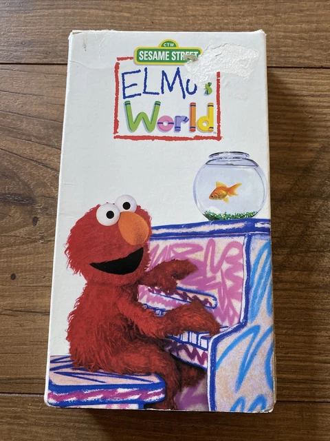 ELMO'S WORLD SESAME Street(VHS, 2000, Sony Wonder) 1st Episodes Of ...