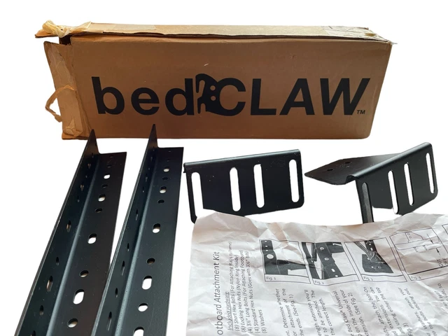 BED CLAW®️UNIVERSAL FOOTBOARD Extension Rails & Attachment Brackets £38 ...