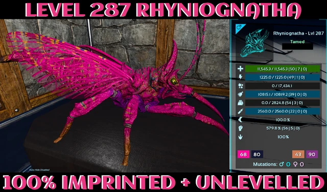 ARK SURVIVAL ASCENDED Rhyniognatha (Bug) PC/XBOX/PS CROSSPLAY PVE £6.98 ...