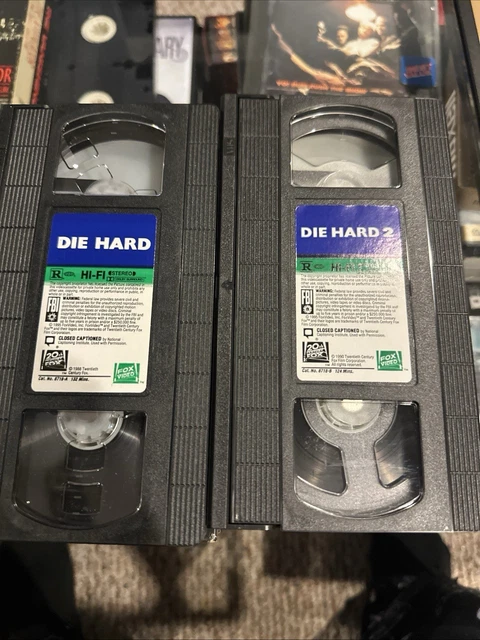 DIE HARD VHS 1 2 Set Bruce Willis £3.57 - PicClick UK