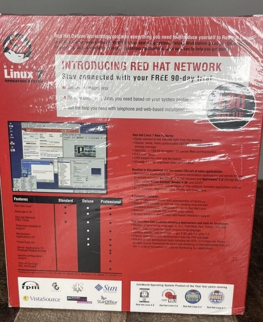 RED HAT LINUX version 7 Operating System $70.00 - PicClick
