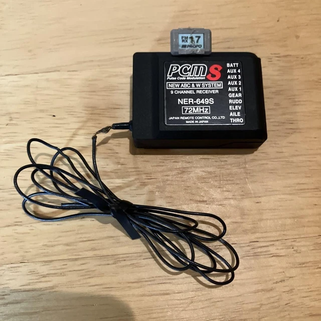 RADIO-CONTROLLED JR RECEIVER PCMS 9ch Receiver NER-649S 72MHz £91.90 ...