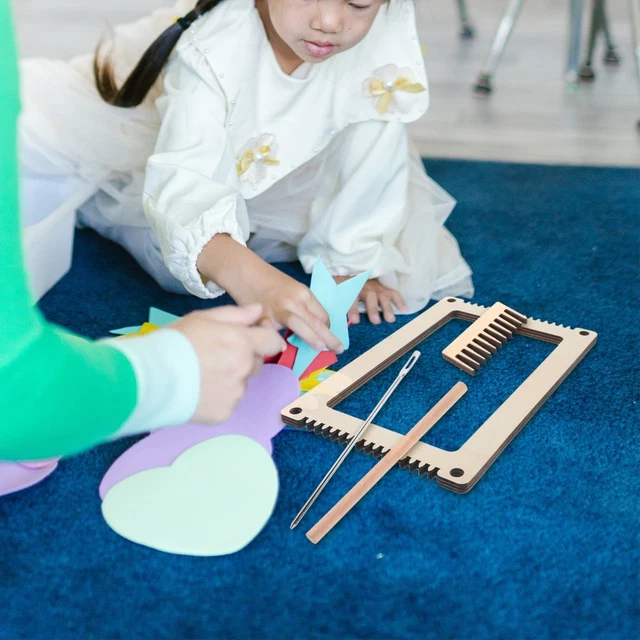 WEAVING TOY FOR Early Learning Children Loom Creative Knitting Kids $23 ...
