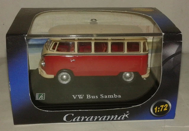 VW VOLKSWAGEN COMBI T1 samba rouge cararama 1/72 T1 bully kombi t2 H0 H00 EUR 9,50 - PicClick FR