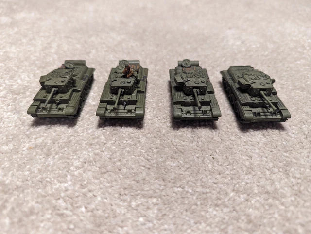 FLAMES OF WAR British Cromwell Tank Platoon Well Painted 15mm £24.99 ...