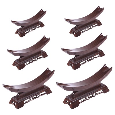 WOODEN SWORD HOLDER Lightsaber Rack Tanto Display Stand with Slot ...