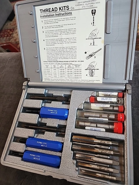 HELICOIL INSERT METRIC Thread Master Repair Kit 1221-CMK PERMA-COIL 5mm ...