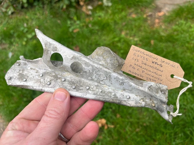 WW2 BATTLE OF Britain Supermarine Spitfire Mk1 Flap relic, R6753, 603 ...