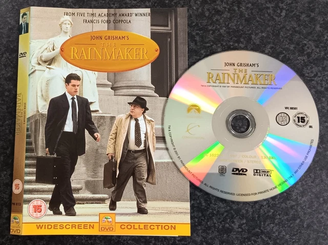 JOHN GRISHAM'S THE Rainmaker DVD Disc and Artwork Only Eco No Case Matt ...