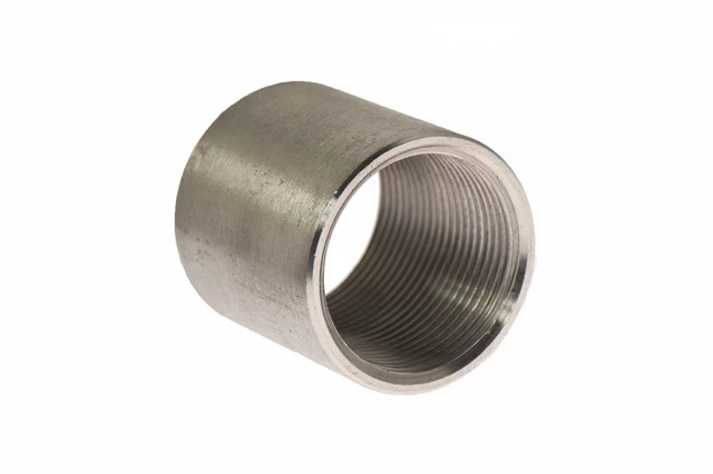 DOPPELMUFFE EDELSTAHL LANGE Muffe 1/2"x1/2" Innengewinde Gewindefitting ...