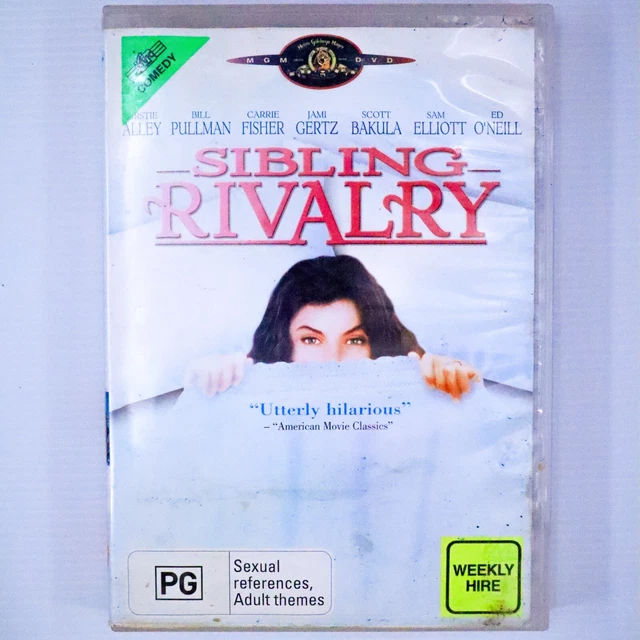 SIBLING RIVALRY (DVD, 1991) Kirstie Alley, Bill Pullman, Carrie Fisher ...