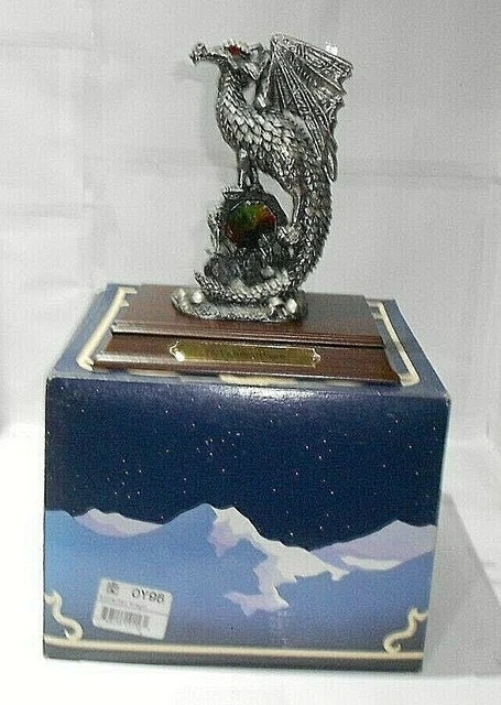 MYTH & MAGIC - ENCHANTED DRAGON - Tudor Mint - RARE 1 YEAR ONLY FIGURE ...
