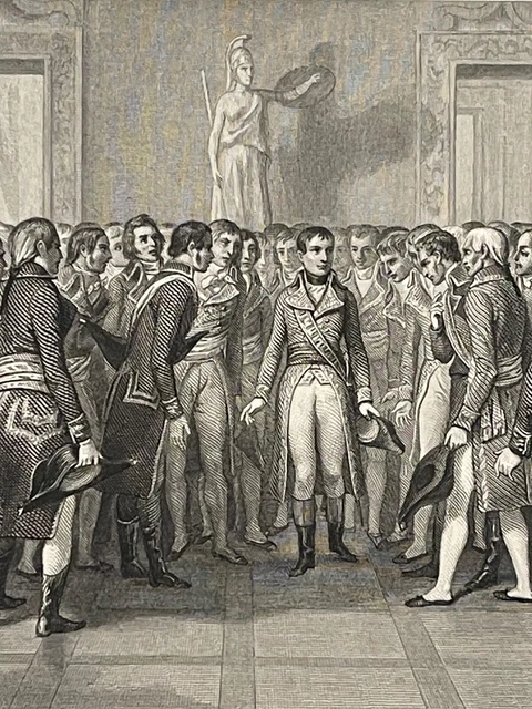 NAPOLEON BONAPARTE AS Blood Turns Erster Consul Links -leben 12 Mai ...