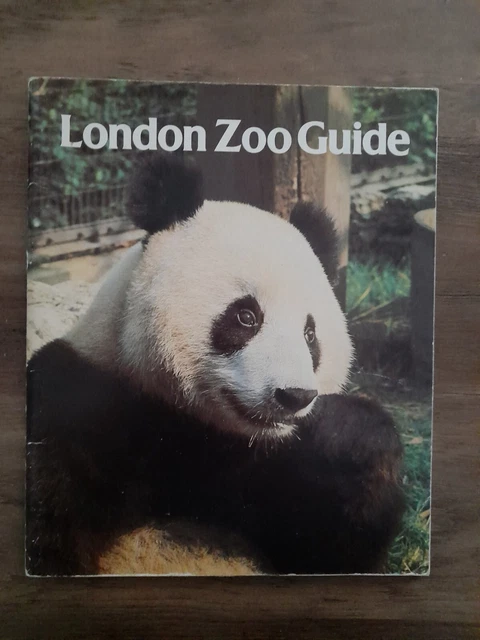 VINTAGE LONDON ZOO guide book 1980 RARE/VERY HISTORIC/COLLECTORS ITEM ...