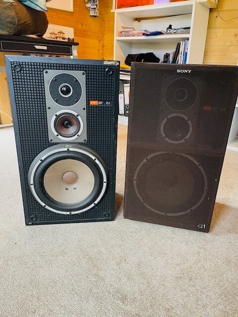 SONY SS-G1 LOUD Speakers 1980's Great Sound £40.00 - PicClick UK