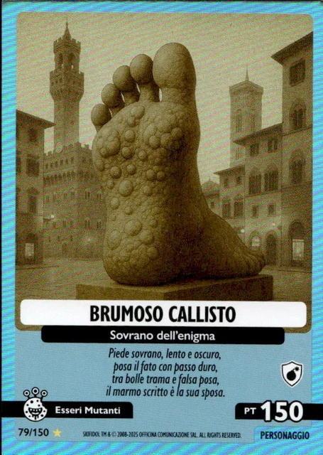CARD SKIFIDOL ITALIAN Brainrot. Allucinazione Cosmica 2025 # 79 EUR 2 ...